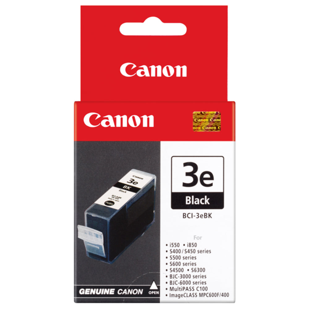 Canon BCI3EBK Ink Cartridge BCI-3 Black