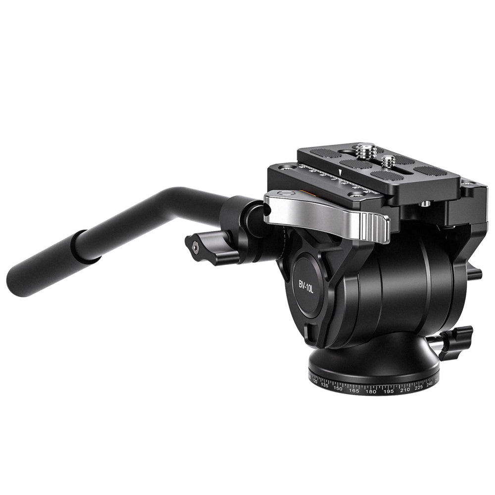 Leofoto BV-10L 60mm Base Lever Release Video Fluid Head with Arca PU-9