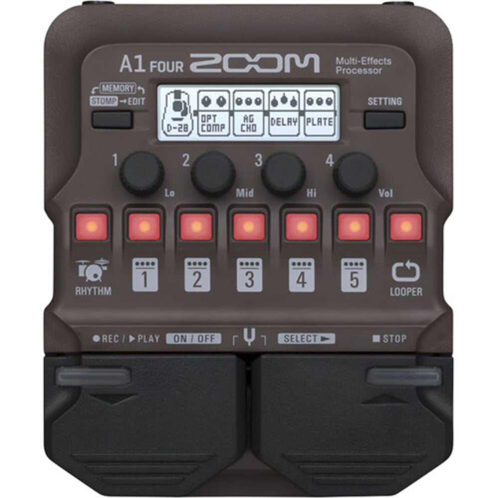 Zoom A1 Four Acoustic Multi-Effects Processor Pedal – Georges Cameras