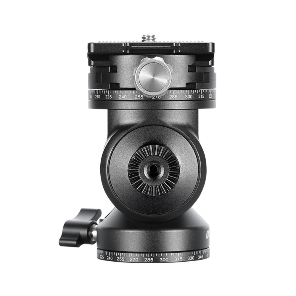 Leofoto BV-1R 48mm Base Fluid Video Head with Panning Clamp and Arca N ...