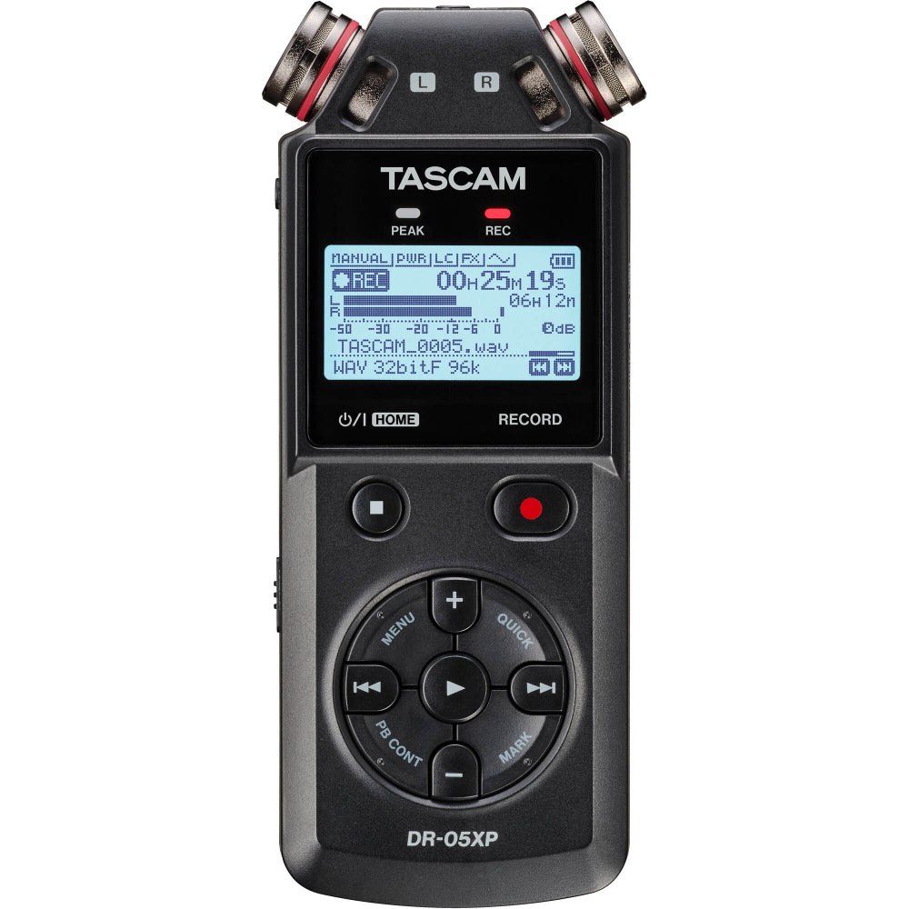 Tascam DR-05XP 2-Channel 32-Bit Float Portable Audio Recorder – Georges ...