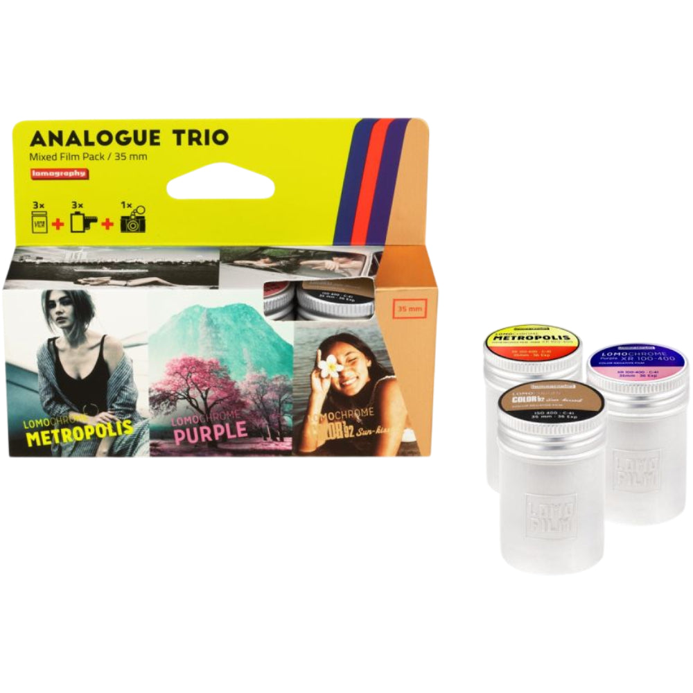 Lomography Analogue Trio Mixed 35mm Film Pack – Georges Cameras