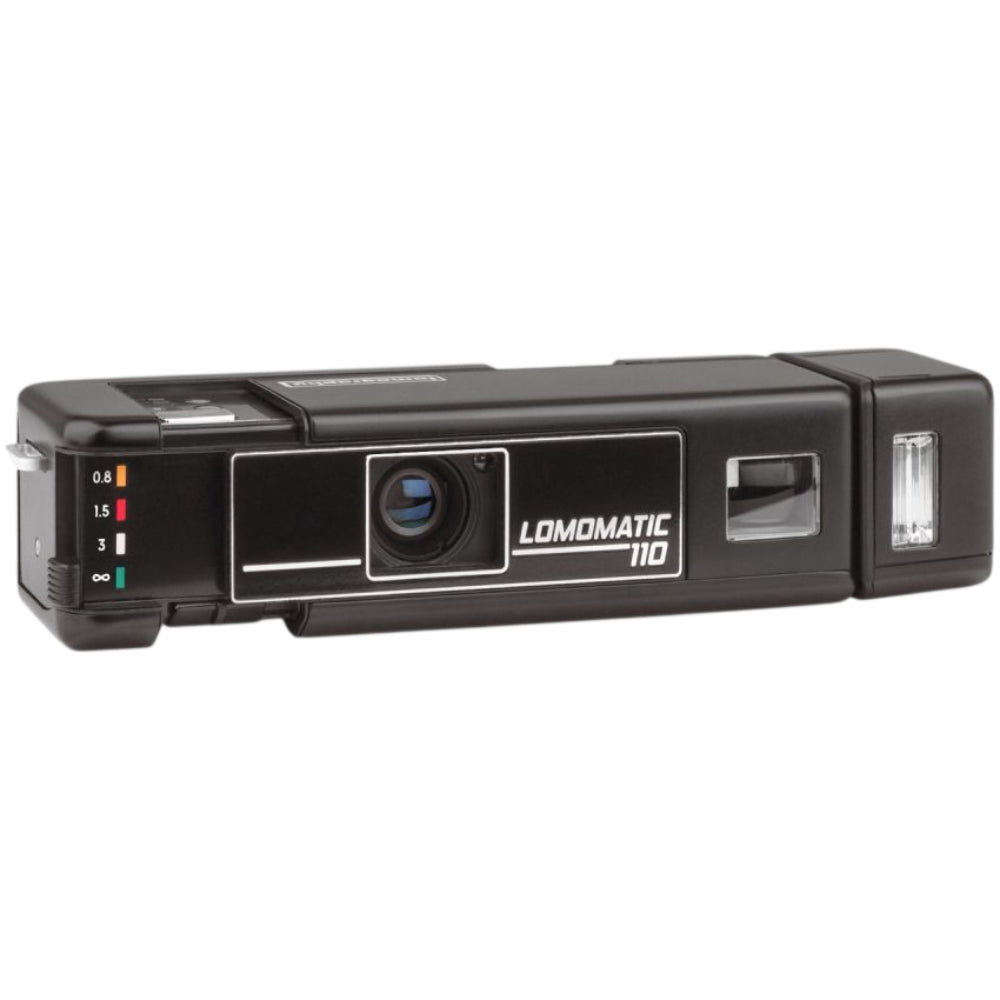 Lomography Lomomatic 110 Camera & Flash Metal Nocturne – Georges Cameras