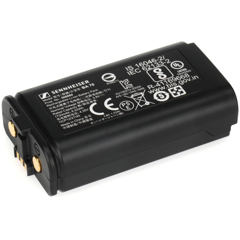 Sennheiser BA 70 Rechargeable Battery Pack for EW-D SK and EW-D SKM-S