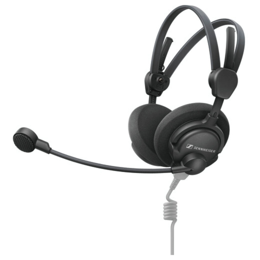 Sennheiser HMD 46 Dual-Ear On-Ear Open-Back Broadcast Headset with Dyn ...
