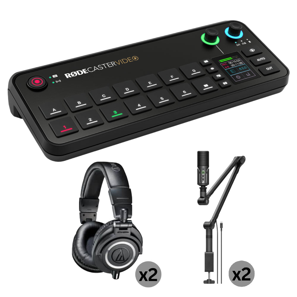 Rode RODECaster Video 2-Person Pro Streamer Kit