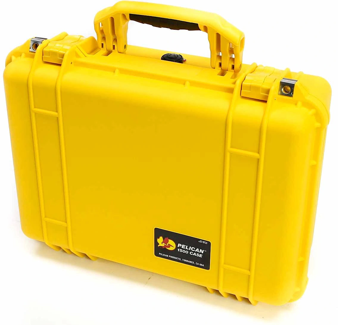 Pelican Case 1500 No Foam Yellow – Georges Cameras