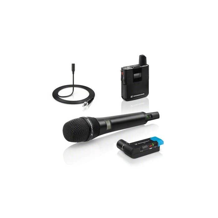 Sennheiser AVX ME2/835 SET-3 Digital Wireless Handheld and Lavalier Co