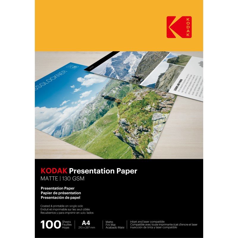 Kodak Presentation Paper Matte 130GSM 100 sheets – Georges Cameras