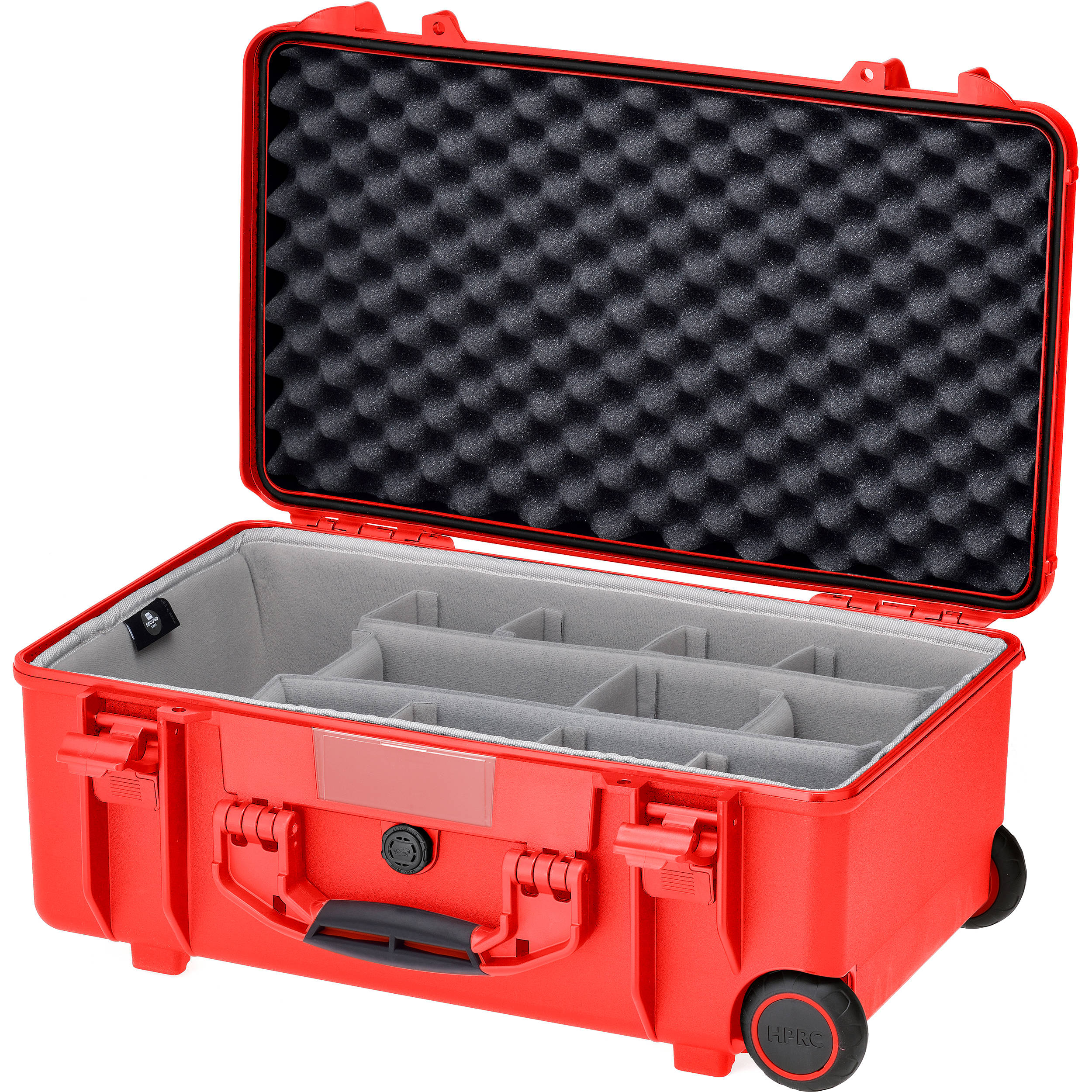 HPRC 2550W - Wheeled Hard Case + Second Skin Line & Divider Kit (Red ...