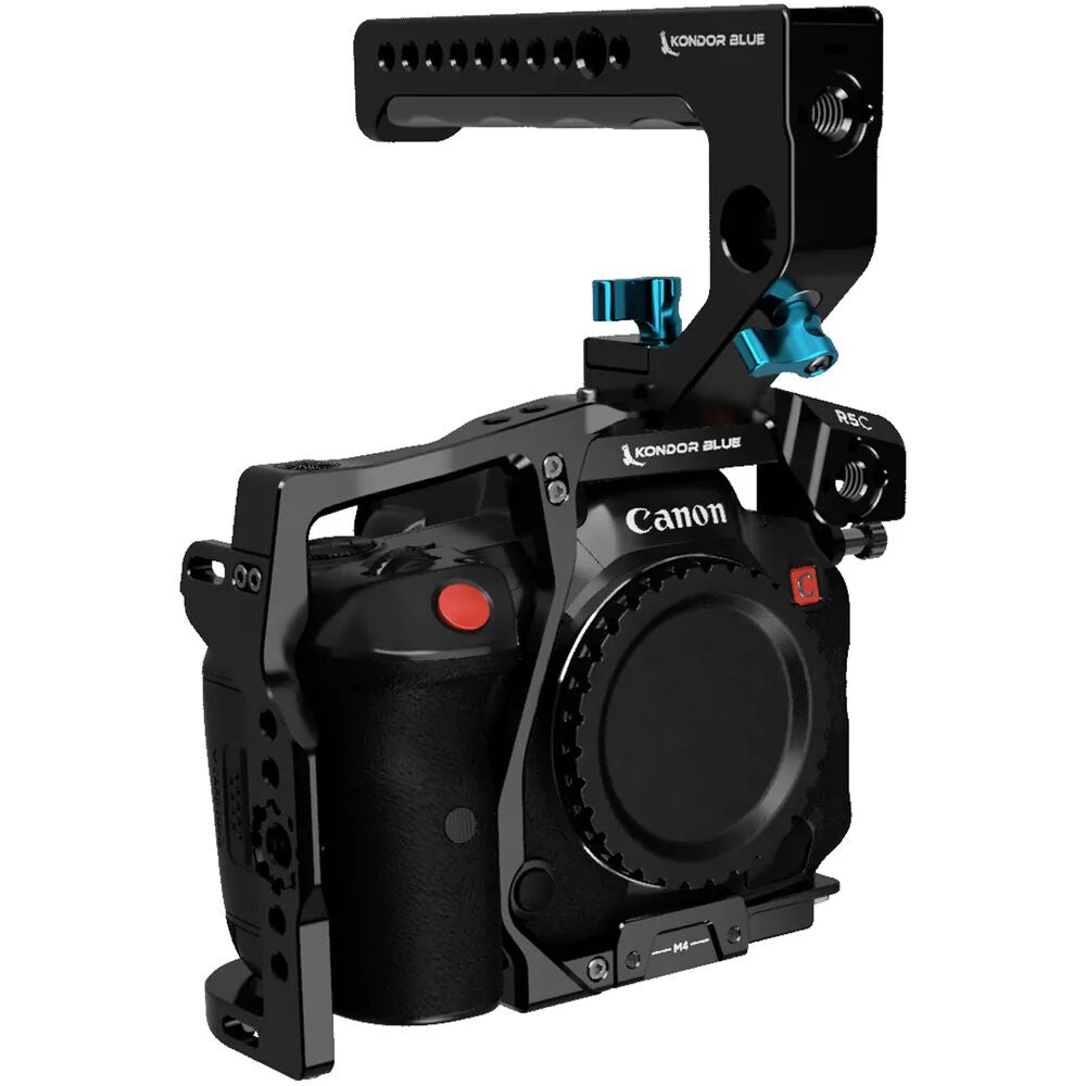 Kondor Blue Canon R5C Cine Cage with Top Handle (Raven Black)