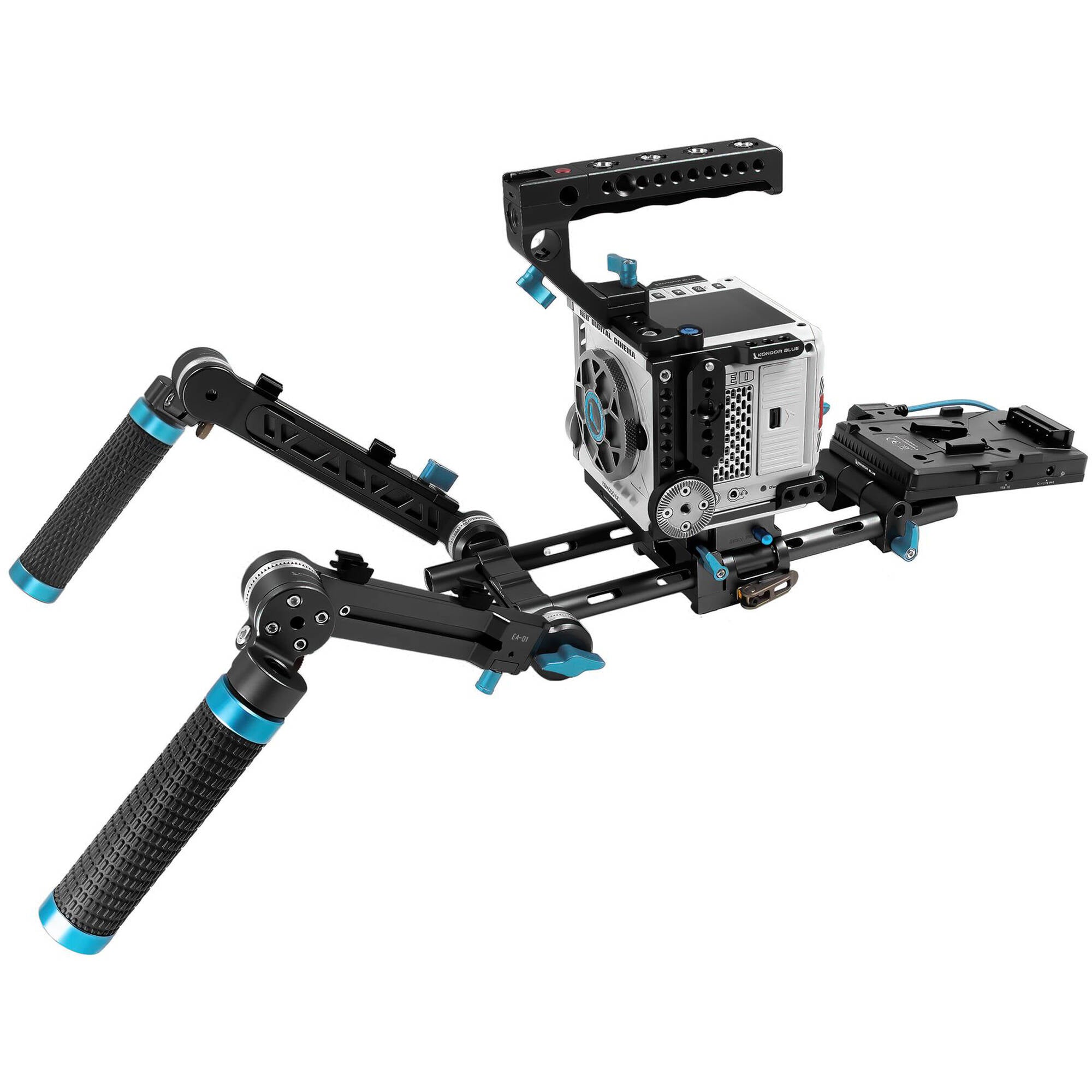 Kondor Blue Komodo Ultimate Rig - V Mount Battery - Black – Georges Cameras