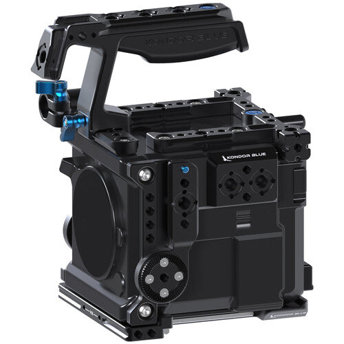 Kondor Blue RED V-RAPTOR Cage with Top Handle (Raven Black)