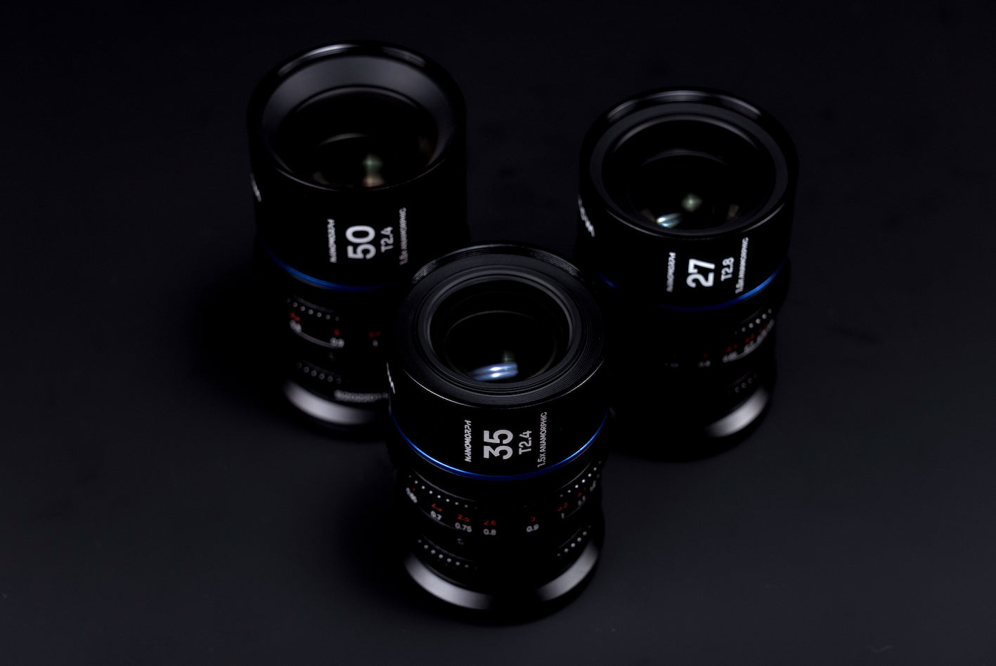 Laowa Nanomorph S35 Prime 3-Lens Bundle (27mm, 35mm, 50mm) (Blue ...