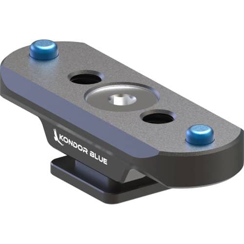 Kondor Blue NATO Rail to Hot Shoe Adapter for Remote Trigger Top Handl